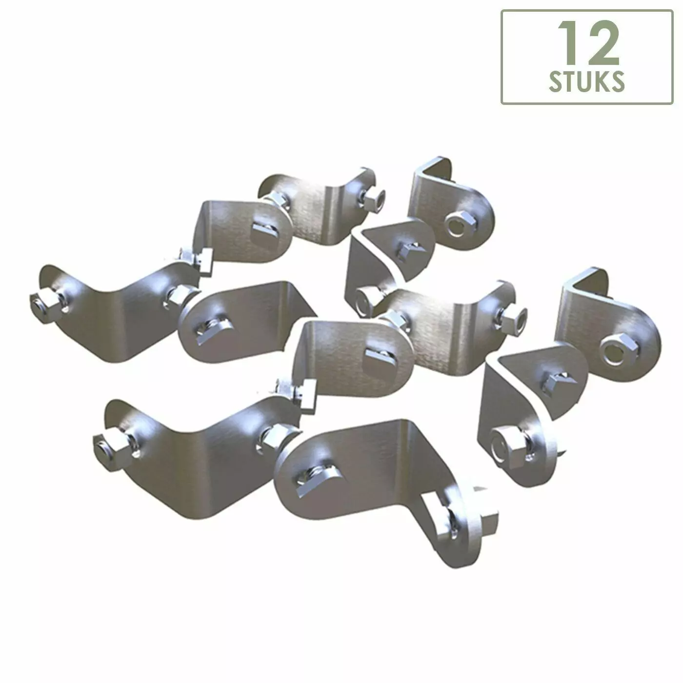 Ophanghaken voor de tuinkas