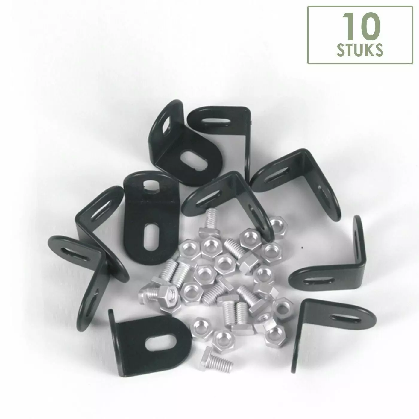 Ophangbeugels Robinsons Anthracite (10 stuks)